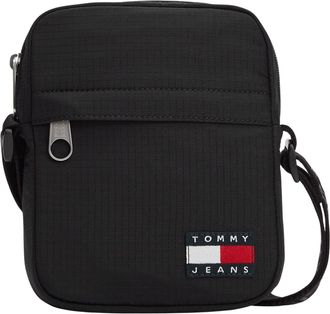 Tommy Jeans Herren TJM ESS Daily Ripstop Reporter Am0am14211 Crossover, Black (Black)