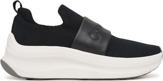 Calvin Klein Sneakers Calvin Klein Chunky Run Slipon Knit Logo Tape HW0HW03261 Schwarz