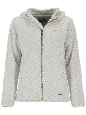 River Creek Fleecejacke 50945 Damen Jacke mit Zick-Zack-Streifen-Muster und Frontrei&szlig;verschluss
