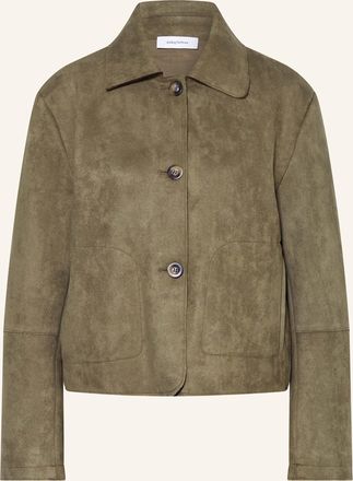 Darling Harbour Darling Harbour Kastenjacke In Lederoptik gruen