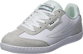 Fila Femme BYB Assist WMN Basket, White-Hint of Mint, 41 EU