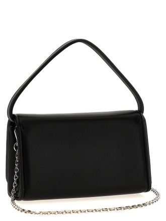 Roger Vivier Womens Shoulder Bag Black Lamb Leather