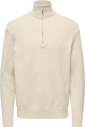 Only & Sons Onsjames RLX 1/2 Zip Knit Noos