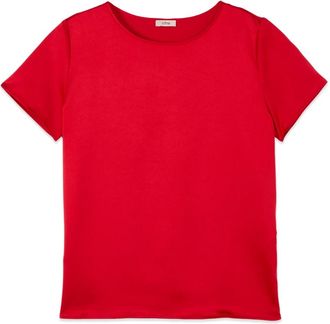Oltre Femme, Tops, Rouge, Taille: 36 FR T-shirt bicolore
