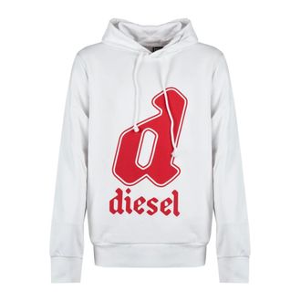 Diesel GinnOut Sweat &agrave; capuche - Homme - Sweatshirts et sweats &agrave; capuche - Blanc - Taille: XL