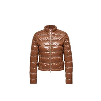Moncler Moncler Papillon Short Down Jacket, Women, Brown, Size: 00