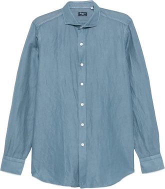 Finamore Homme, Chemises, Bleu, Taille: 2XL Chemise 1925 Napoli