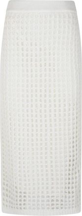Max Mara Midi-R&ouml;cke - - Skirts - Damen - Wei&szlig; - L