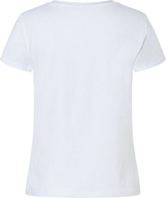 More & More Kurzarmshirt wei&szlig;,1/2 Arm, Glanzsteinchenschrift