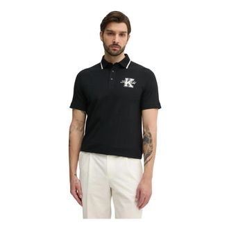 Karl Lagerfeld Logo Polohemd - - Tops - Herren - Schwarzk - S