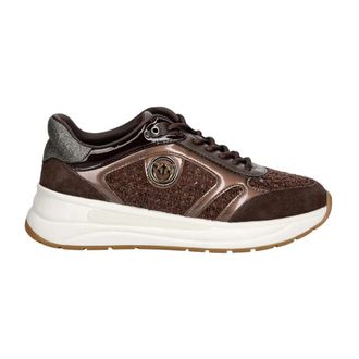 Pinko Pinko - Naty 02 Baskets - Femme - Chaussures - Brun - Taille: 36 EU
