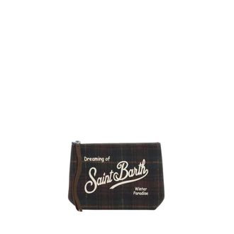 MC2 Saint Barth Pochette Aline en laine - unisex - Sacs - Brun - Taille: ONE Size