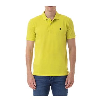 U.S.Polo Association Kurz&auml;rmeliges Poloshirt - - Tops - Herren - Gelb - S