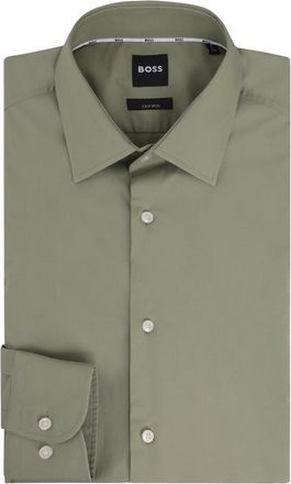 HUGO BOSS Bügelleichtes Stretch-Hemd, Slim Fit in