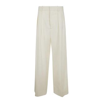 Wardrobe.NYC Off White Low Rise Hose - - Trousers - Damen - Wei&szlig; - M