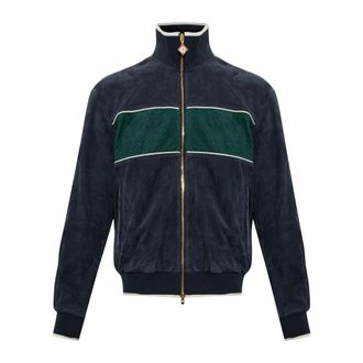 Casablanca Wildlederjacke mit Stehkragen - - Jackets - Herren - Blau - L