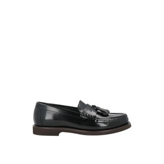 Brunello Cucinelli Leather Penny Loafer - - Shoes - Damen - Schwarzk - 36 EU