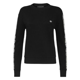 Philipp Plein Femme, Sweatshirts et sweats &agrave; capuche, Noir, Taille: 38 FR Hooded SweaT-shirt