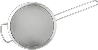 Grunwerg ST-3008 feinmaschig, mit poliertem Rand und Griff, Silber, 8-Inch, 20cm Durchmesser