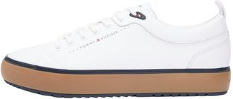Tommy Hilfiger Herren Harlem CORE Cleat LTH Mix FM0FM05702 Low-Top, Wei&szlig; (Wei&szlig;), Gr&ouml;&szlig;e 45, White, 45 EU