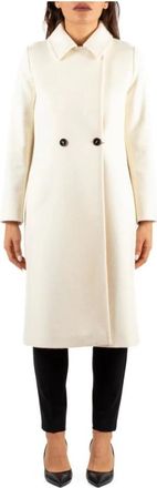 Max Mara Femme, Manteaux, Blanc, Taille: 34 FR Bcollag Coat