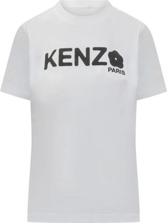 Kenzo Femme, Tops, Blanc, Taille: 40 FR Boke Flower T-Shirt