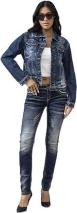 Cipo & Baxx Jean pour femme, coupe ajust&eacute;e, coupe droite, coupe droite, design raffin&eacute;, look &eacute;poustouflant, sensation agr&eacute;able, Wd256 bleu, 30W / 30L