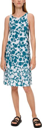 s.Oliver Black Label Jerseykleid aus Viskosestretch türkis 36
