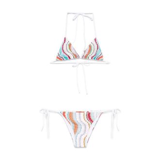 Missoni Femme, Maillots de bain, Multicolore, Taille: 38 FR Bikini &Eacute;l&eacute;gant pour les Amoureux de la Plage