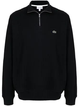 Lacoste sweat à logo brodé - Noir