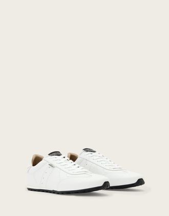 AllSaints Liam - Low-Top-Sneaker in Triple-Wei&szlig;