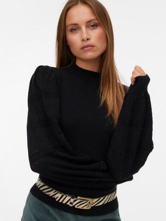 Vero Moda Strickpullover VMNEWLIMONE LS HIGHNECK PULLOVER BOO