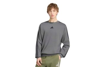adidas Sweatshirt M 3S FL SWT GREFIV/BLACK