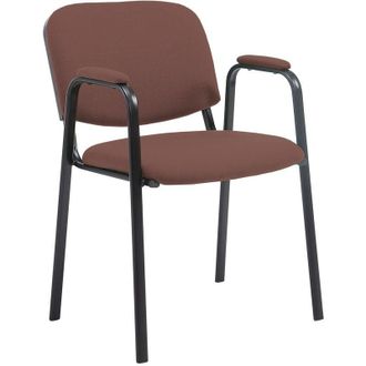 Clp Chaise de visiteur Ken Pro en tissu Marron