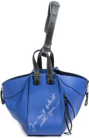 Loewe Crossbody Bags - Small Bicolor Hammock - Gr. unisize - in Blau - f&uuml;r Damen