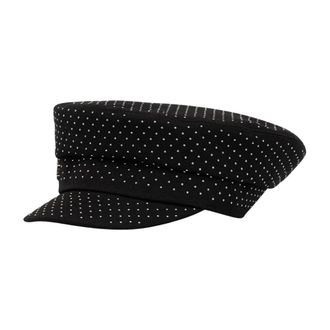 Karl Lagerfeld K/Autograph Nieten-Kapit&auml;nsm&uuml;tze - - Accessories - Damen - Schwarzk - ONE SIZE