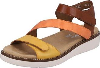 Remonte Sandales D2050-60 pour femme, Jaune Orange Muscade 25, 37 EU