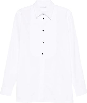 Givenchy chemise à boutonnière sur le devant - Blanc