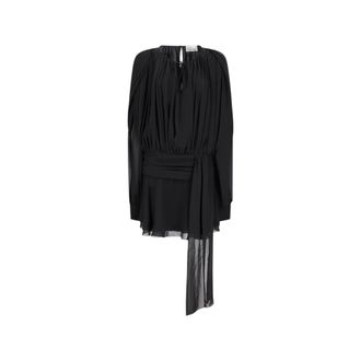 Giuseppe Di Morabito Femme, Robes, Noir, Taille: 40 FR Mini-robe &agrave; manches longues