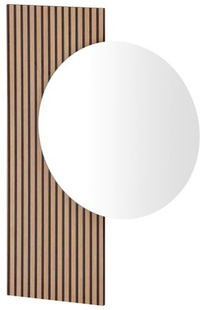 MID.YOU Mid.you Wandspiegel, Eiche, Glas, Holzwerkstoff, 79.5x10.9x3 cm, Spiegel, Wandspiegel