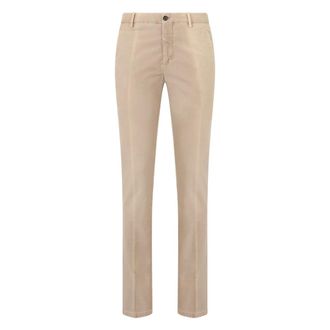 Moorer Slim Fit Chino Hose - - Trousers - Herren - Beige - XS