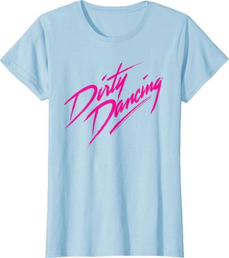 Dirty Dancing Classic Filmlogo mit knallrosafarbenem Text T-Shirt