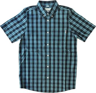 Carhartt Work in Progress S/S Gilmore Dots Shirt - - Shirts - Herren - Blau - S