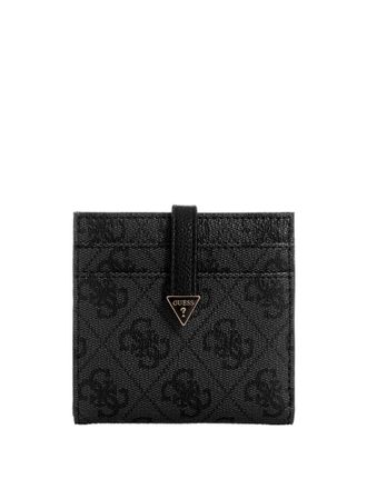 Guess Laurel SLG Tab Card Case Coal Logo
