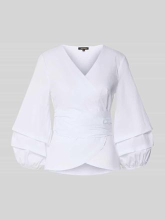 More & More Wickelbluse mit 3/4-Arm