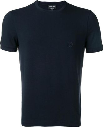 Giorgio Armani Embroidered Logo T-shirt