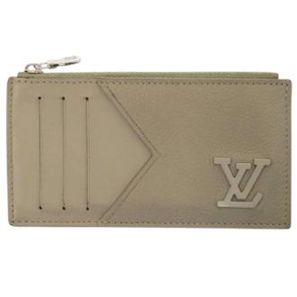 Louis Vuitton Porte-cartes Pre-owned - Homme - Pre-owned - Beige - Taille: ONE Size