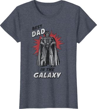 Star Wars Classic Vatertag Darth Vader Best Dad Pop Art T-Shirt