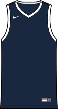 Nike Nike Herren Team25 Basketball Stock Jersey - Obsidian/White