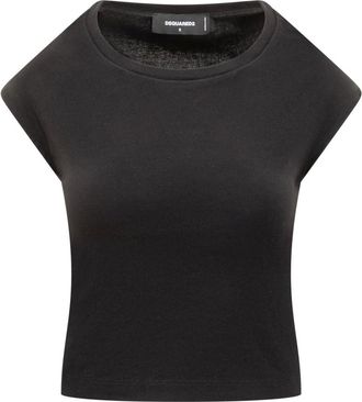 Dsquared2 Femme, Tops, Noir, Taille: 36 FR Cropped Top